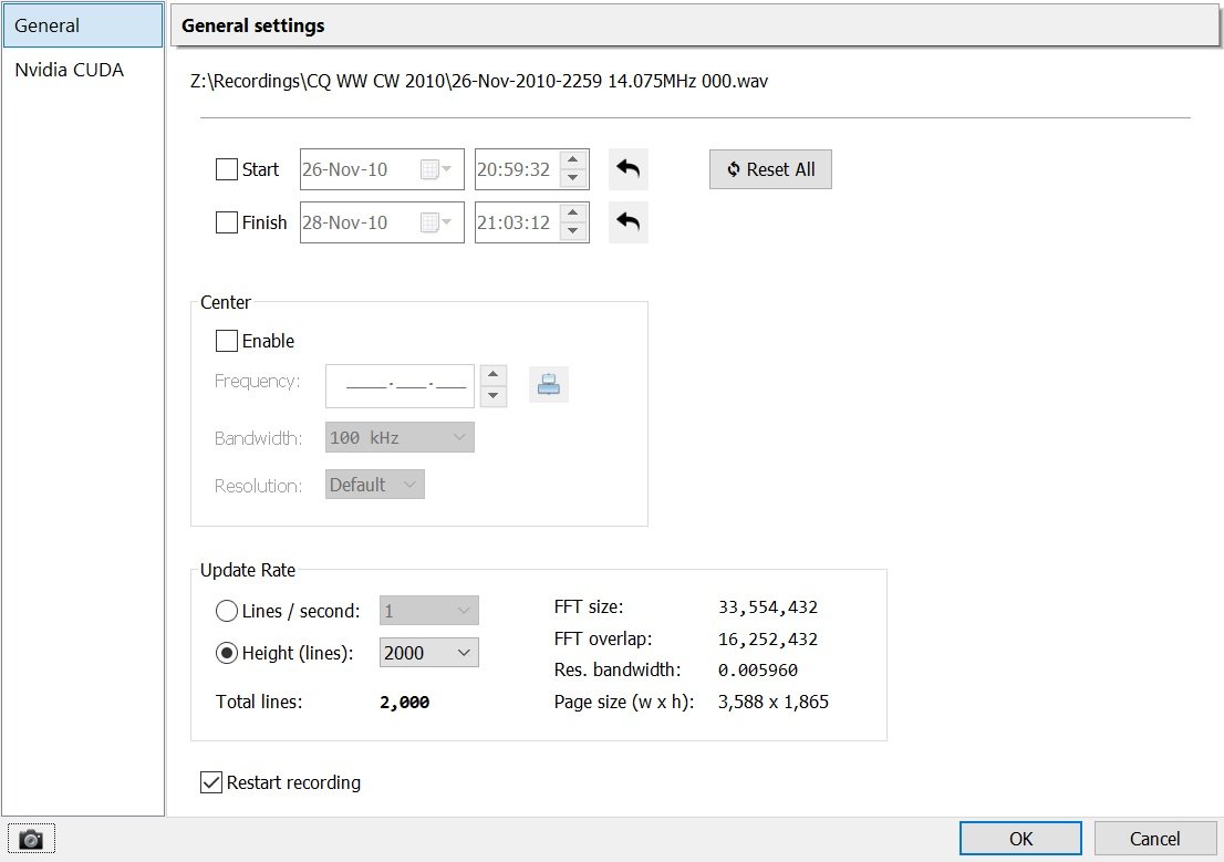 Analyser - Software Defined Radio - SDR-Radio.com